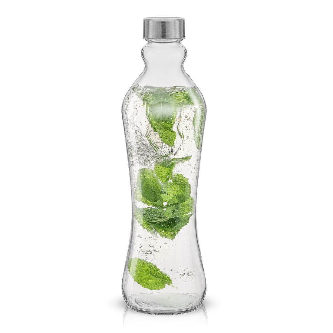 Spring Glass Insulated Water Bottles with Stainless Steel Cap