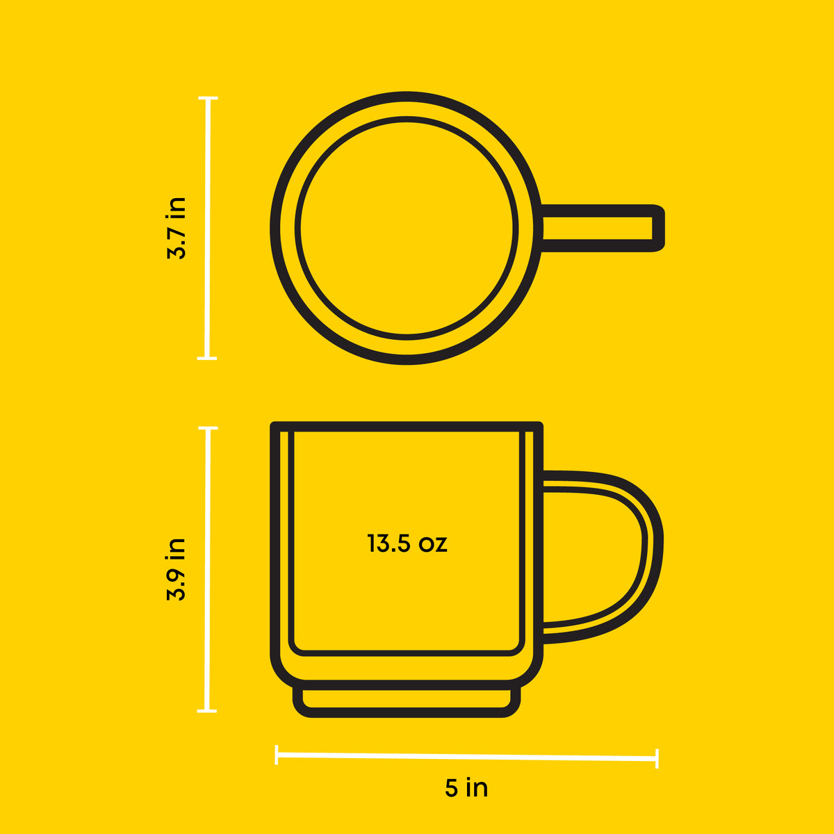 Haven Fluted Stackable Double Wall Glass Mugs | JoyJolt