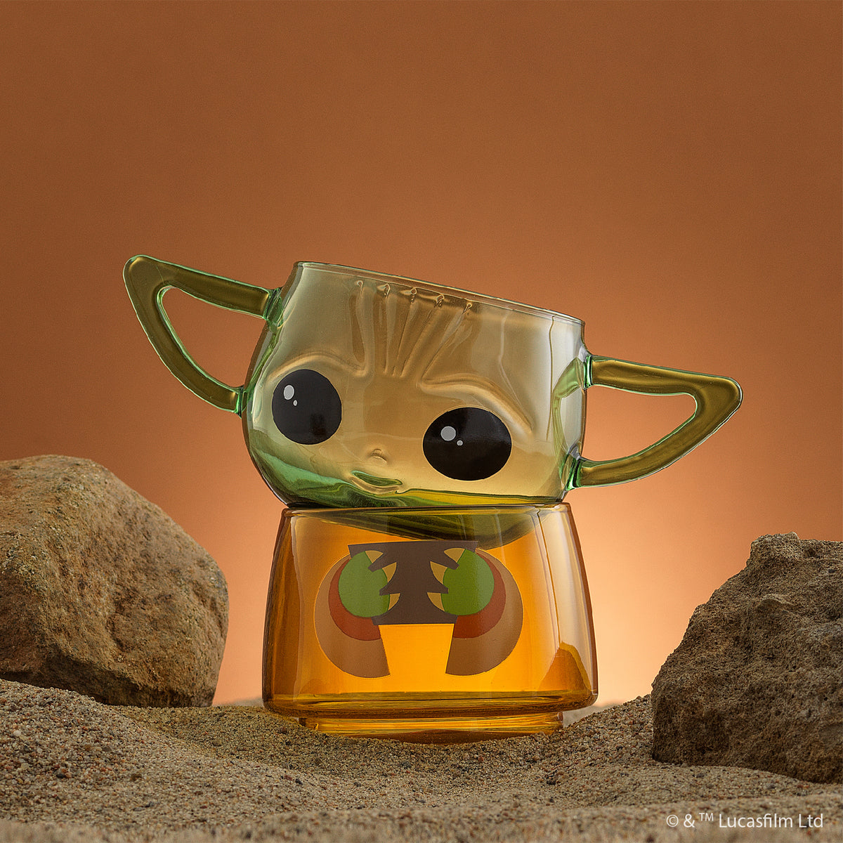 Star Wars™ Grogu 8oz Character Glasses