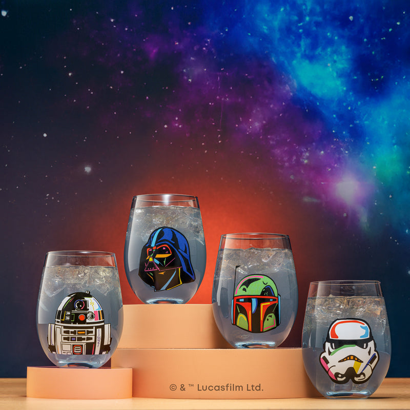 Star Wars™ Cosmic Color Stemless Drinking Glasses | JoyJolt