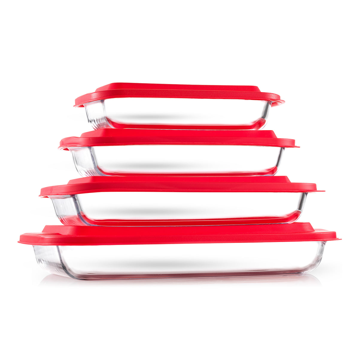 Borosilicate Glass Cookware - 4 Glass Oven Dishes | JoyJolt