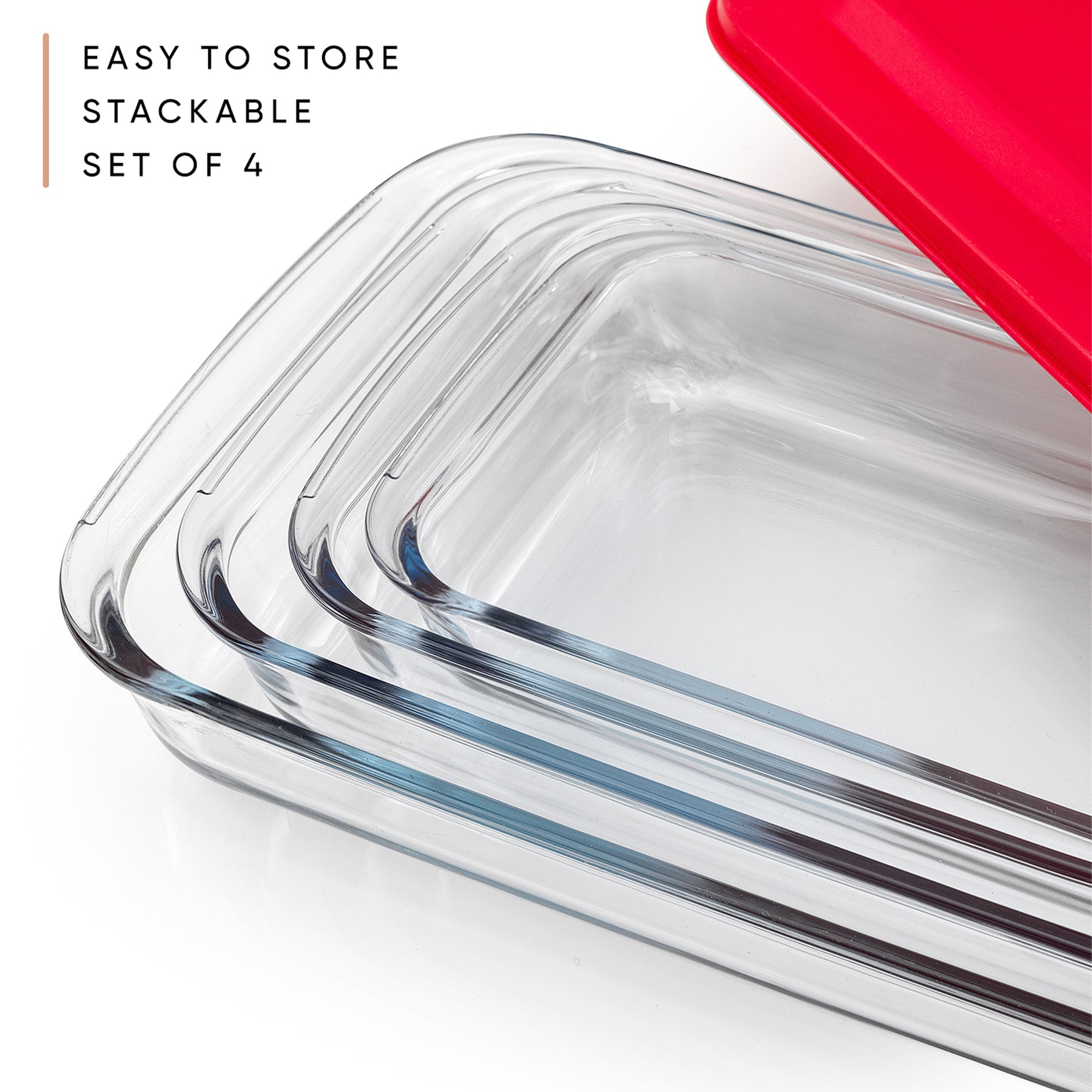 Borosilicate Glass Cookware - 4 Glass Oven Dishes | JoyJolt