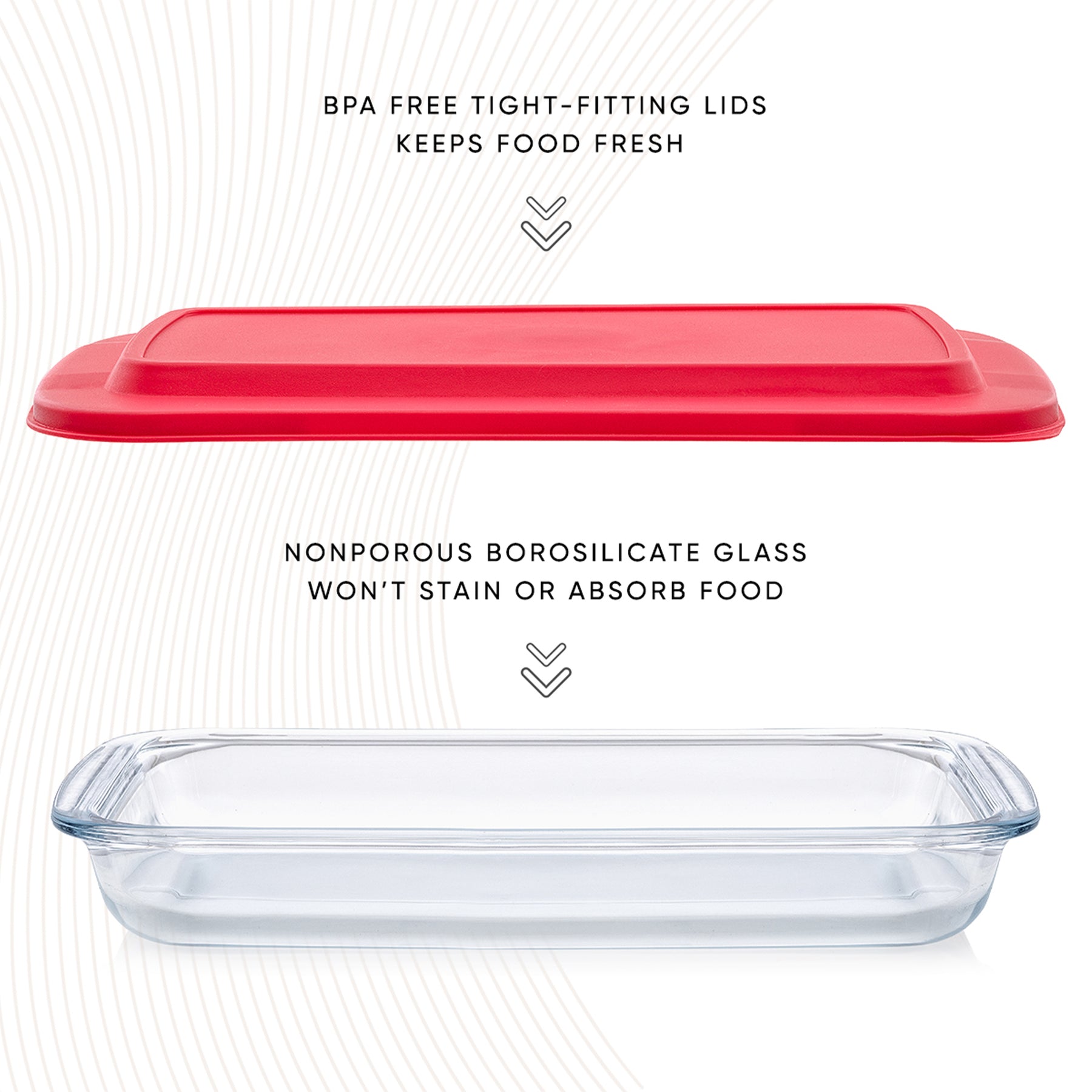 Borosilicate Glass Cookware - 4 Glass Oven Dishes | JoyJolt