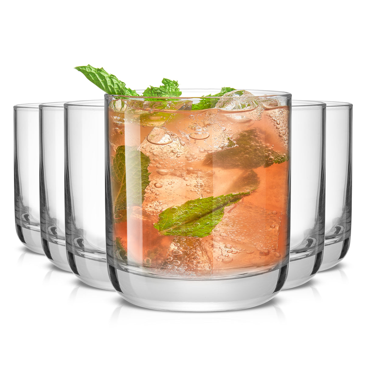 JoyJolt Faye Whiskey Double Old Fashioned Rock Glasses Set 10 oz