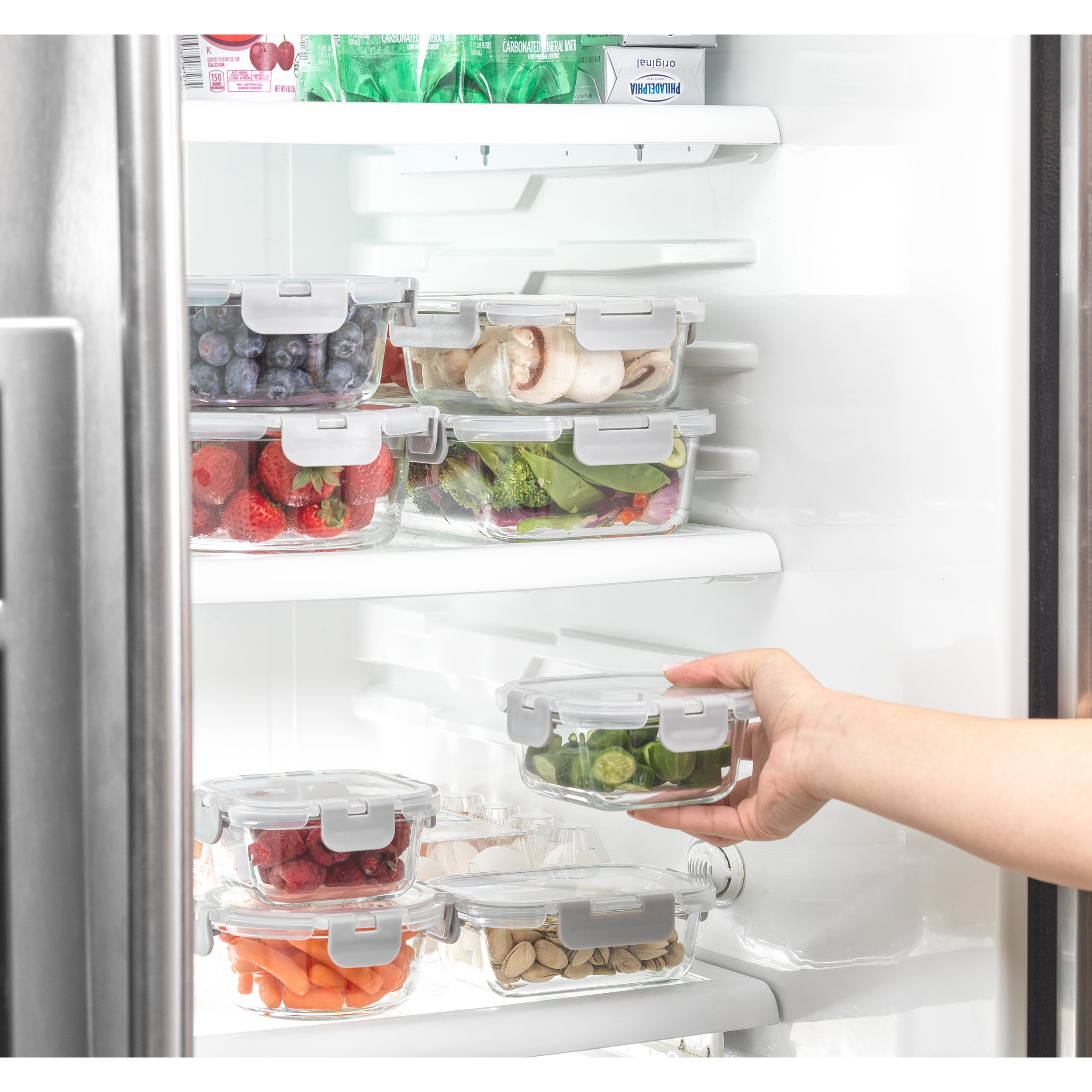 JoyFul 12 Glass Storage Containers with Leakproof Lids Set – JoyJolt